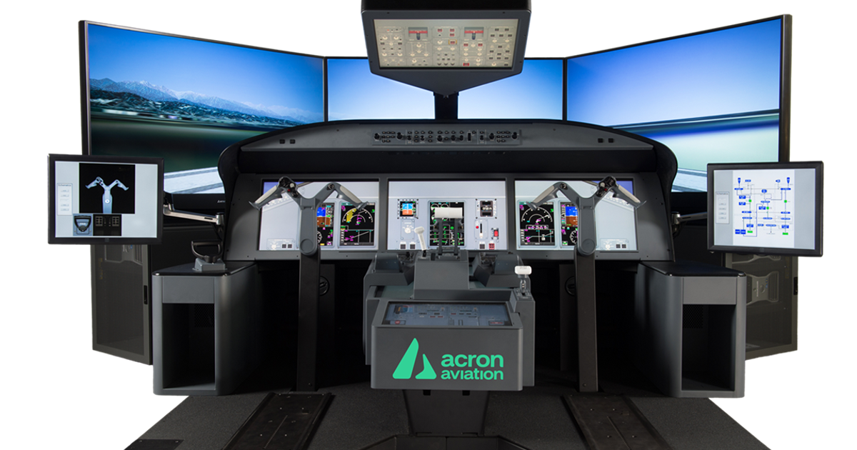 Acron Aviation Delivers E175 Training Device to Aims Community College ...